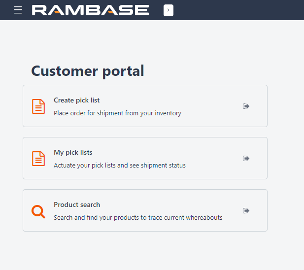 Save time with self-service portals in RamBase